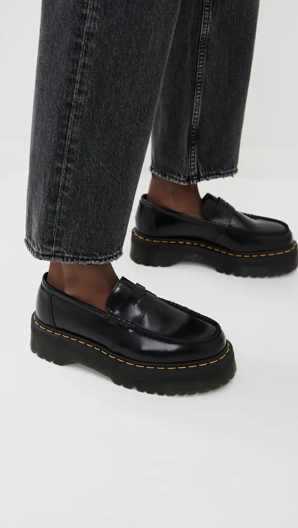 Dr. Martens Penton Quad Loafers In Black - 50% Off | Editorialist