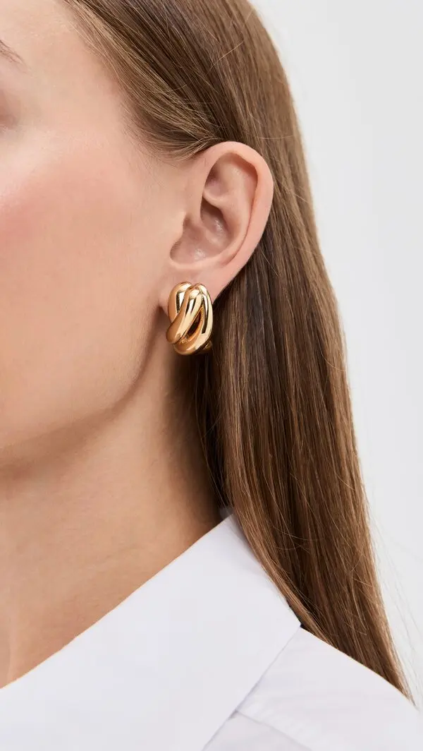ROXANNE ASSOULIN The Knot Stud Earrings
