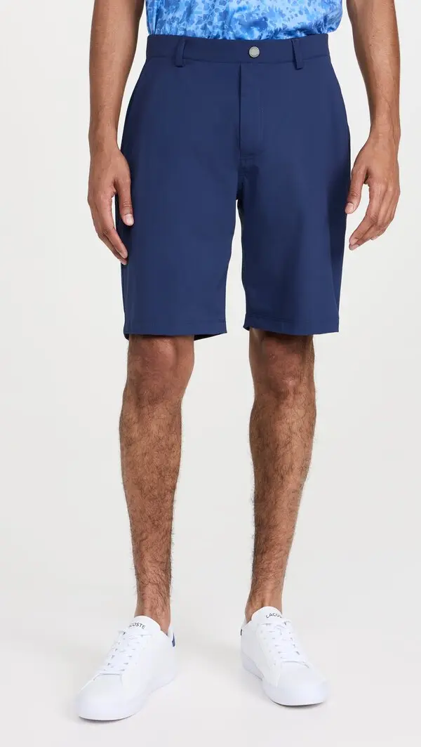 REDVANLY Hanover Pull-on Shorts - Navy