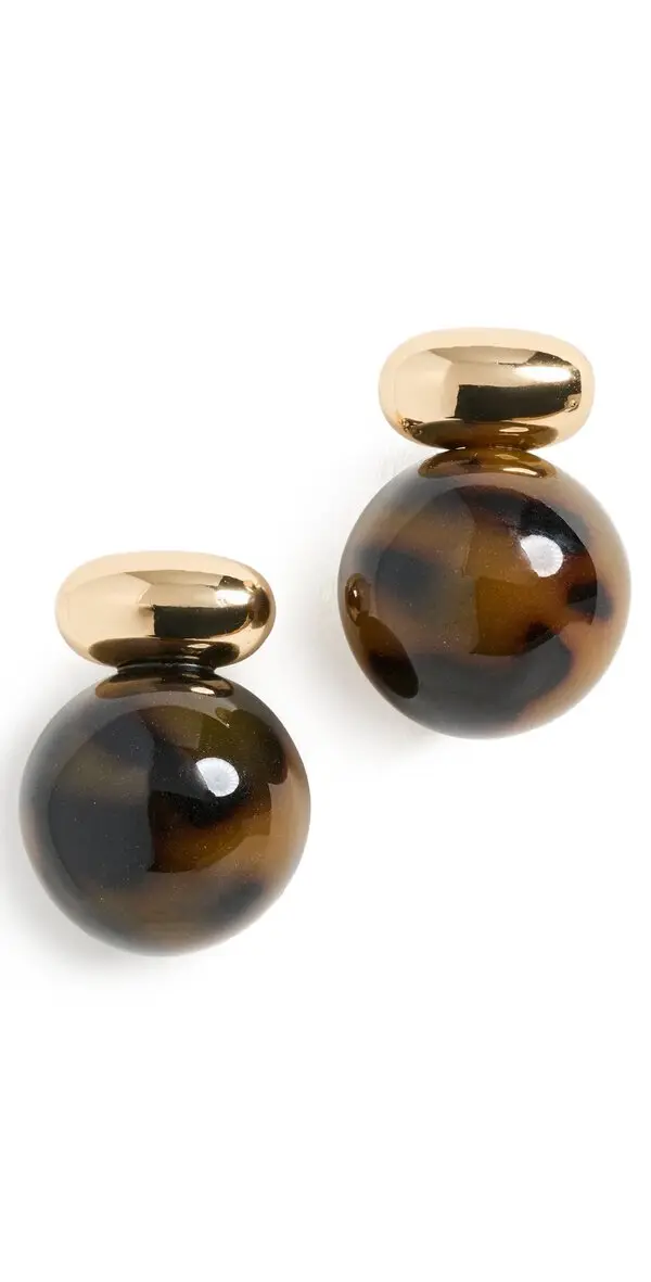 Shashi Alice Earrings - Tortoise