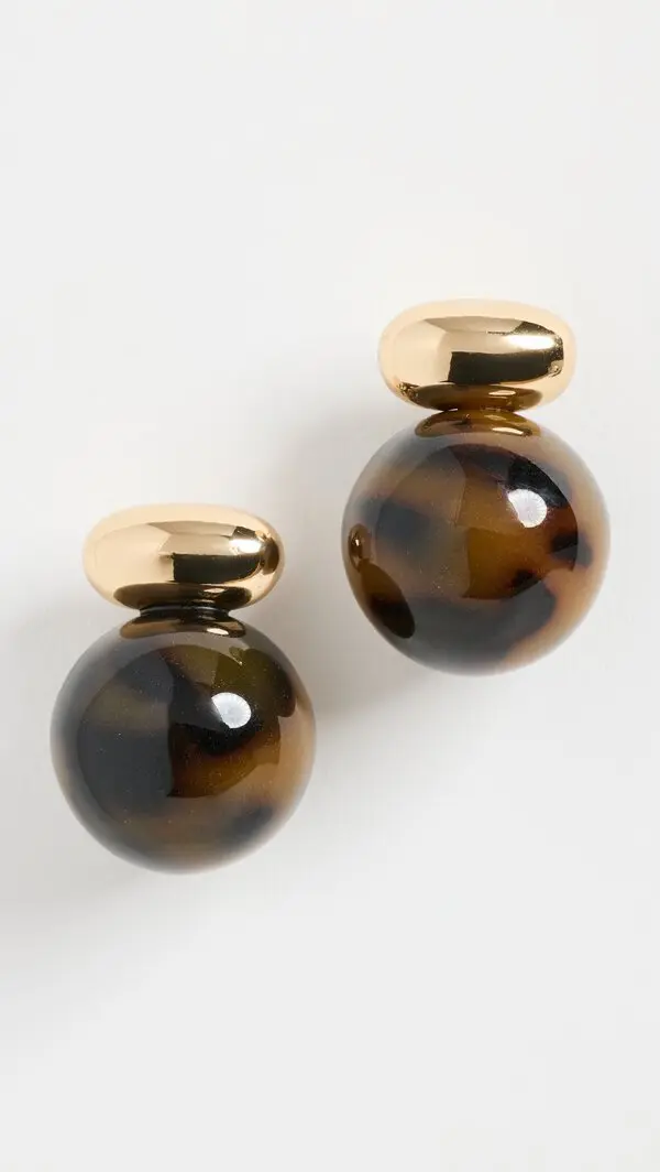 Shashi Alice Earrings - Tortoise