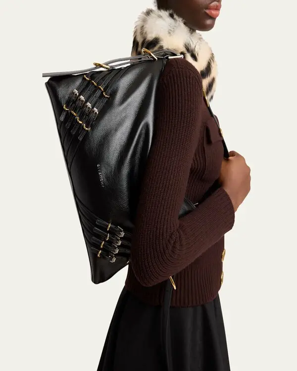 Givenchy Voyou Medium Leather Shoulder Bag