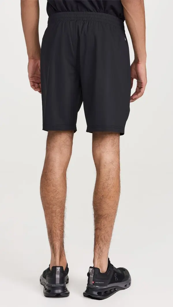 REDVANLY Byron Tennis Shorts - Tuxedo