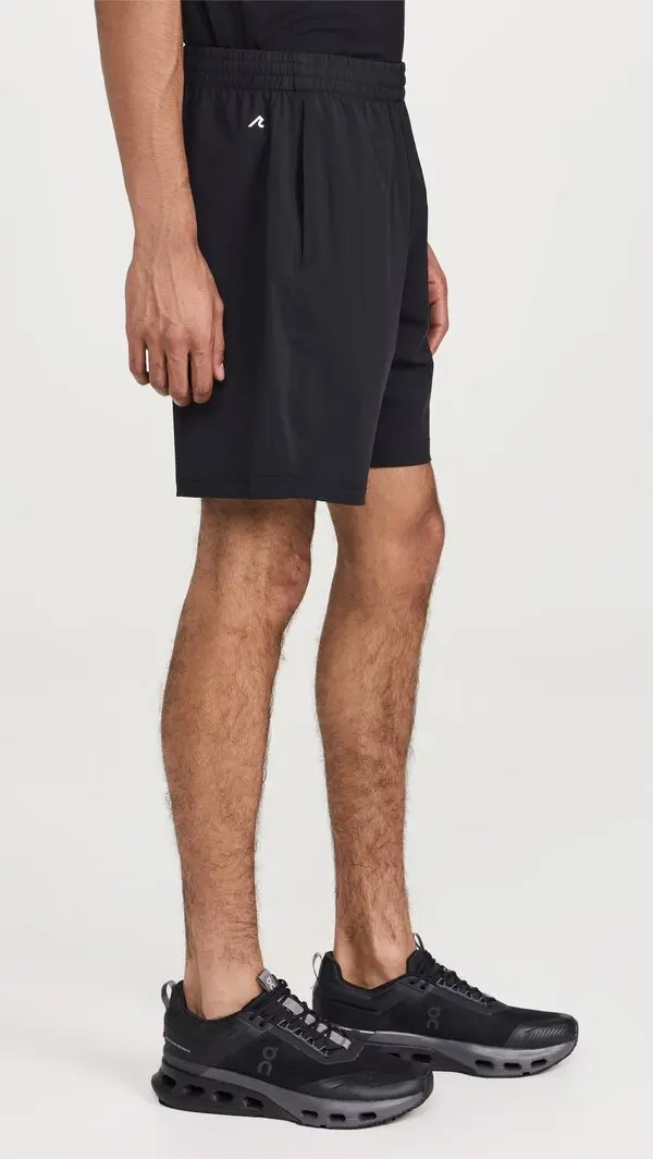 REDVANLY Byron Tennis Shorts - Tuxedo
