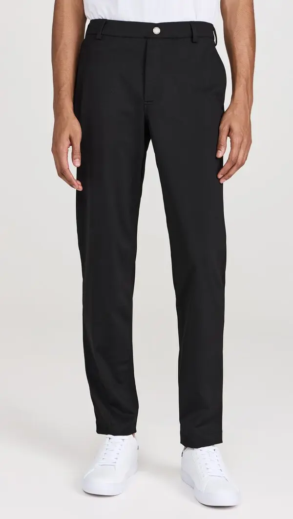 REDVANLY Bradley Pull On Trousers - Tuxedo