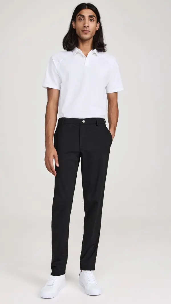 REDVANLY Bradley Pull On Trousers - Tuxedo