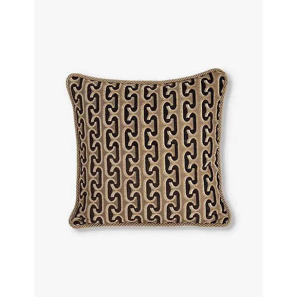 SOHO HOME Budleigh Jacquard-pattern Square Woven Cushion 50cm X 50cm - Multi