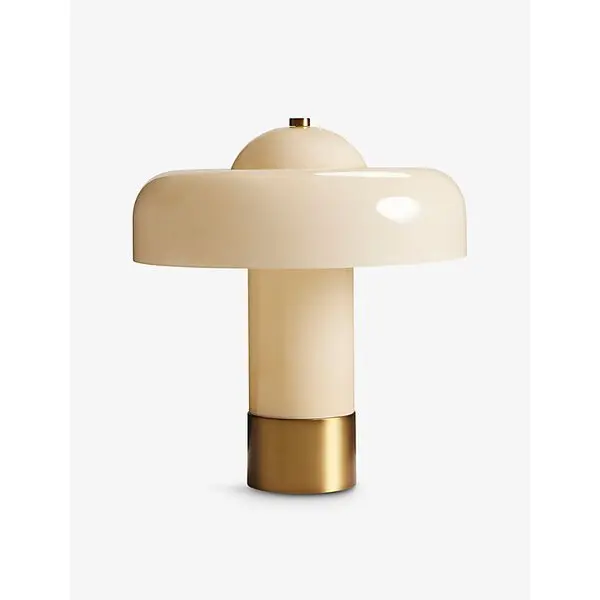 SOHO HOME Giovanni Moulded-glass Table Lamp - Cream