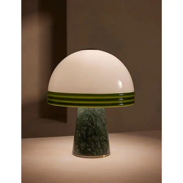 SOHO HOME Cassie Glass And Marble Table Lamp 40cm