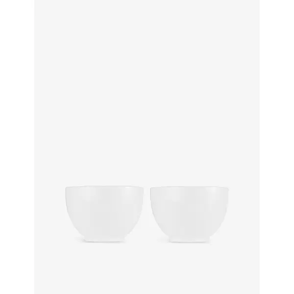Christofle Mood Porcelain Expresso Mugs Set Of Two - One-color