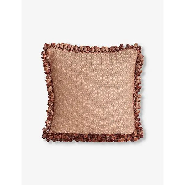 SOHO HOME Lera Jacquard-pattern Square Woven Cushion 50cm X 50cm - Multi