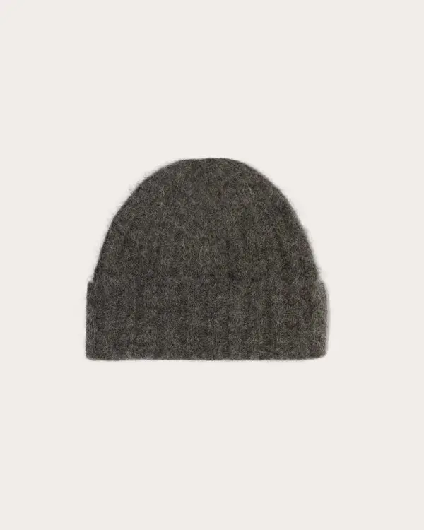 Everlane Alpaca Beanie - Dark Charcoal