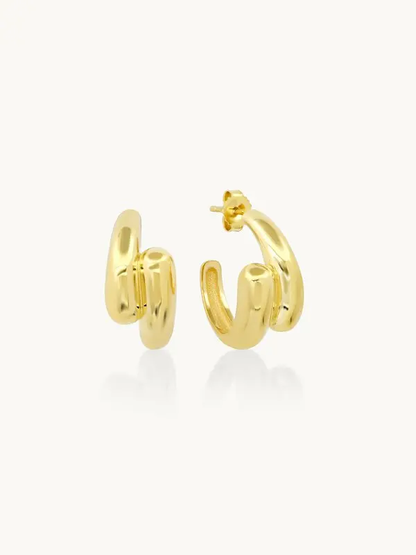 JENNIFER MEYER Hoops - 18k Yellow Gold
