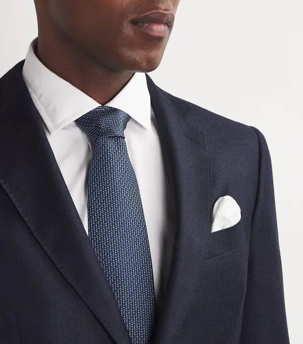 Brioni Cotton Pocket Square