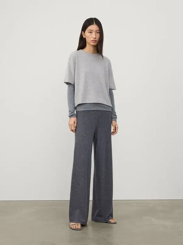 LISA YANG The Cila T-shirt - Dove Grey