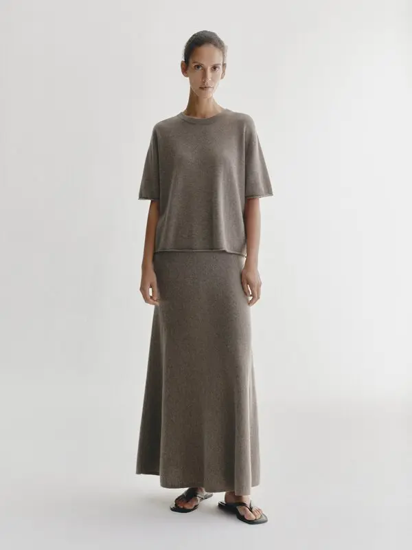 LISA YANG The Cila T-shirt - Truffle