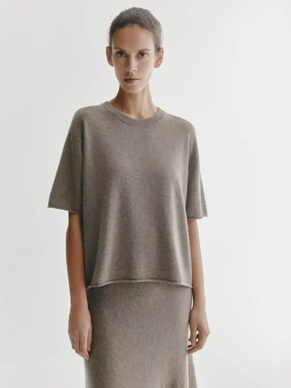 LISA YANG The Cila T-shirt - Truffle