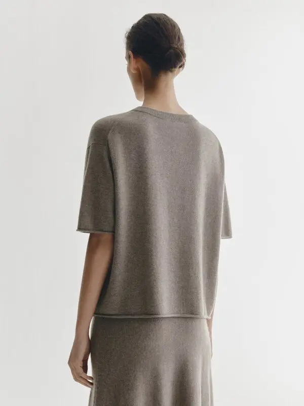 LISA YANG The Cila T-shirt - Truffle