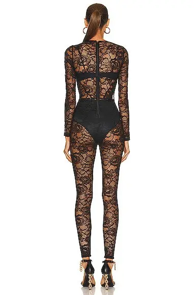 FLEUR DU MAL Lace Catsuit