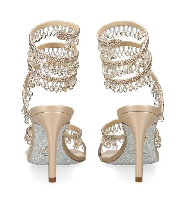 Rene Caovilla Chandelier 80 Leather Sandals