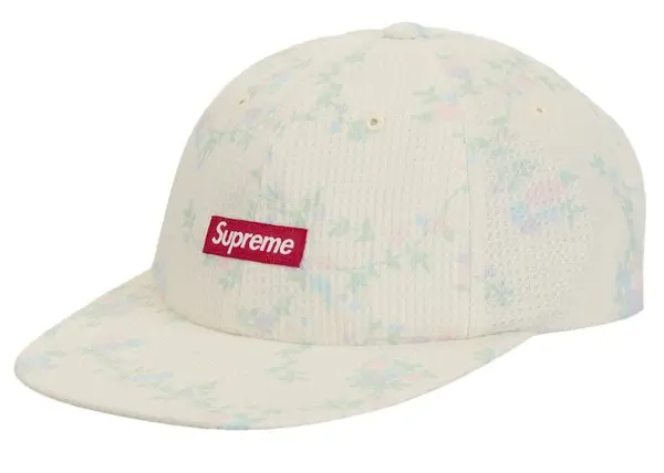 Supreme Polartec Waffle 6 Panel Cap - Floral