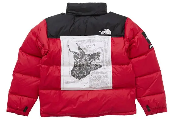 Supreme The North Face Nuptse Jacket - Red