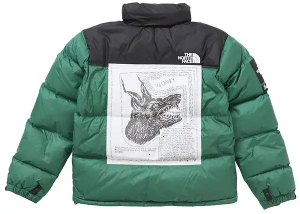 Supreme The North Face Nuptse Jacket - Green