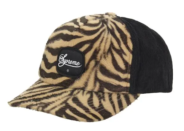 Supreme Tiger 5 Panel Cap - Black