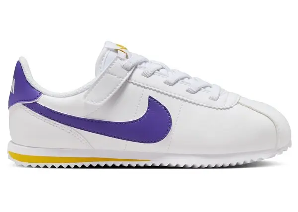 Nike Cortez Easyon Sneakers - White/varsity Maize/varsity Purple