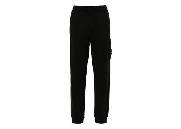 Stone Island Felpa Fleece Joggers - Black
