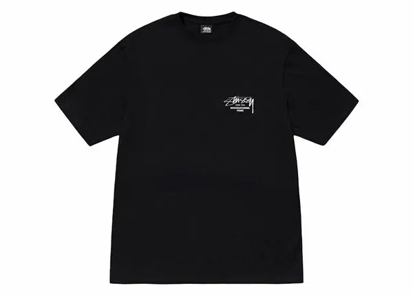 StÜssy Beat Sounds Pigment Dyed Tee Shirt - Black