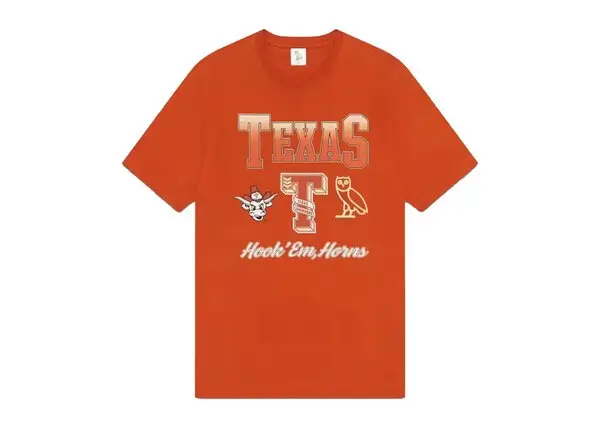 OVO X Ncaa Texas Longhorns T-shirt - Orange