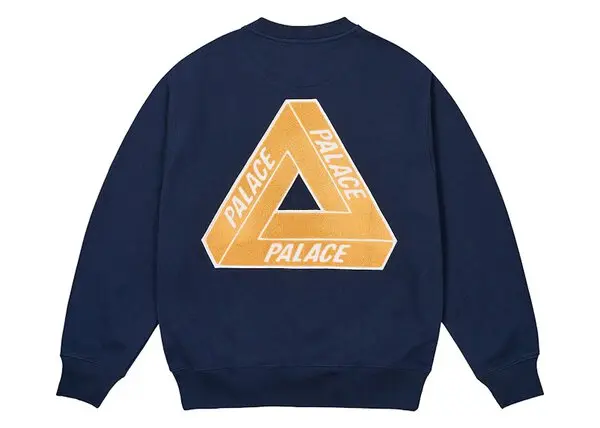 PALACE Chenille Triferg Crew - Navy