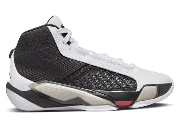 JORDAN 38 - White/siren Red/black