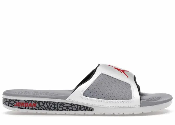 JORDAN Hydro Iii Slides - Summit White/cement Grey/black