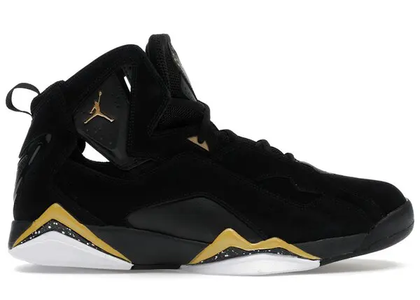 JORDAN True Flight Sneakers - Black/white/metallic Gold