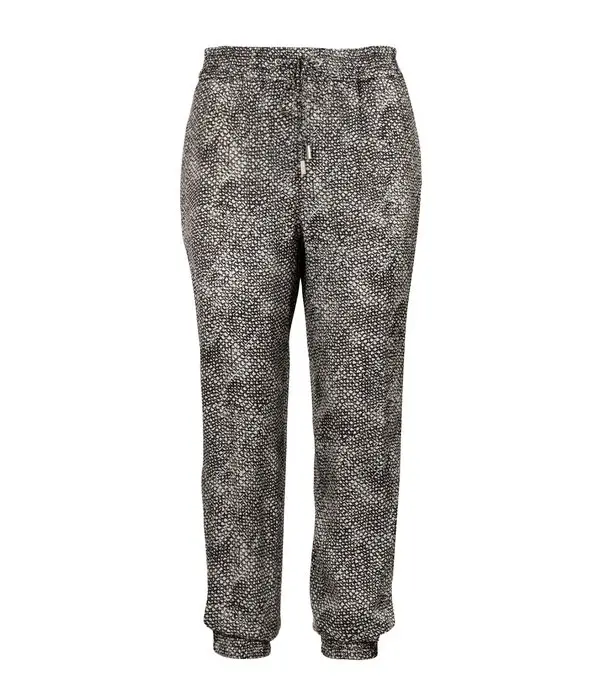 PT TORINO Printed Satin-blend Trousers