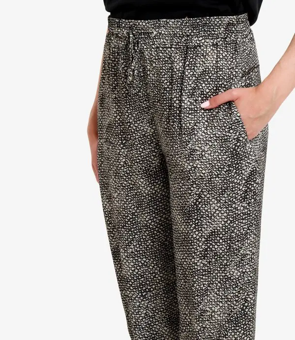 PT TORINO Printed Satin-blend Trousers