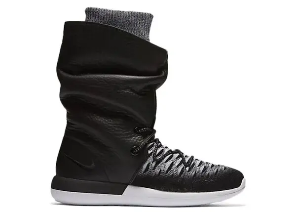 Nike Roshe Two Hi Flyknit - Black/white