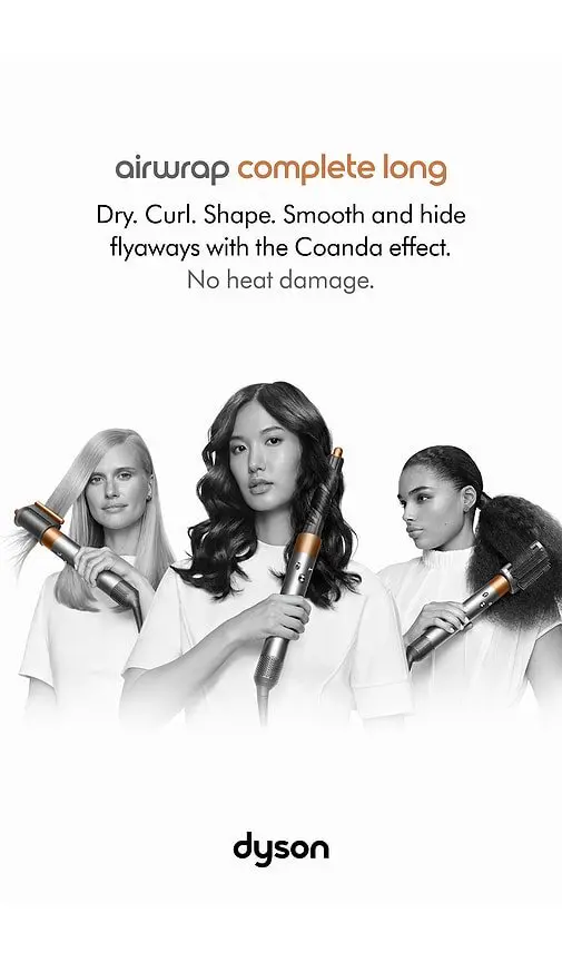 DYSON Airwrap Multi-styler Complete Long - Nickel & Copper