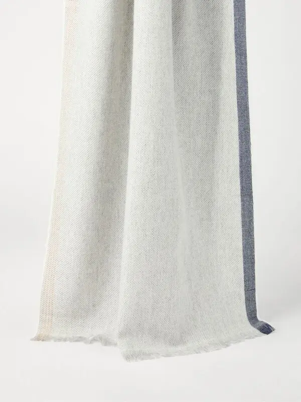 Brunello Cucinelli Cashmere Scarf - Grey