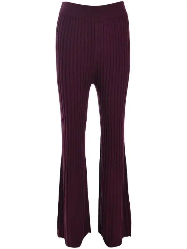Ba&sh Striped Knit Trousers