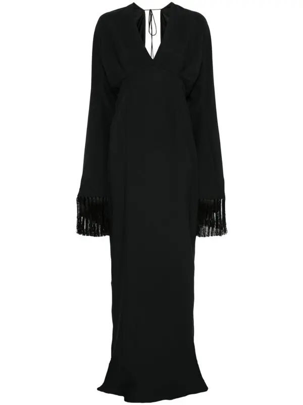 TALLER MARMO Magnifique Fringe Gown