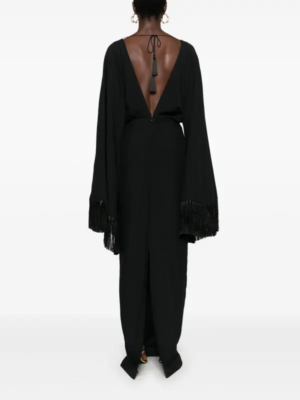 TALLER MARMO Magnifique Fringe Gown