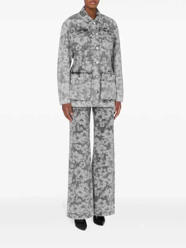 Moschino Floral-print Cotton Jacket