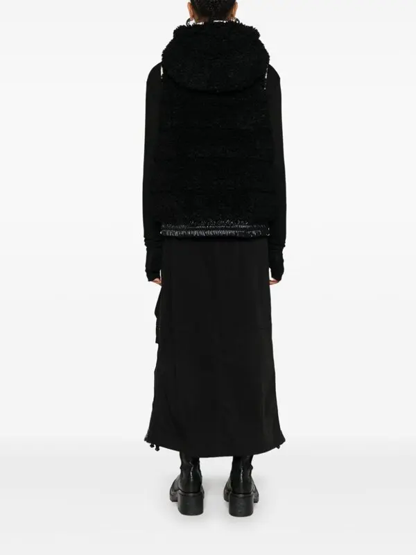 Moncler Padded Zip-up Gilet - Black
