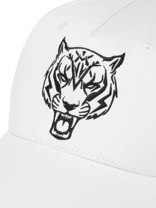 PLEIN SPORT Tiger Baseball Cap - White