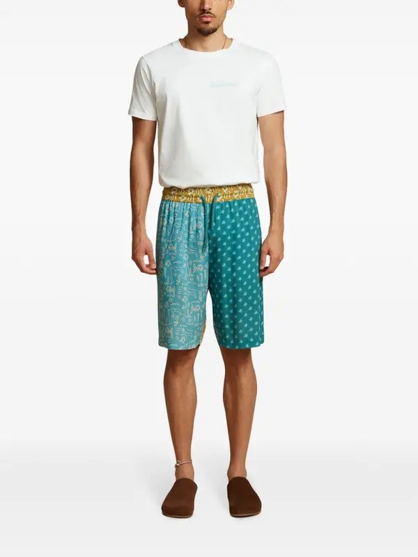 DONDE ESTEBAN Estrellitas Shorts - Blue