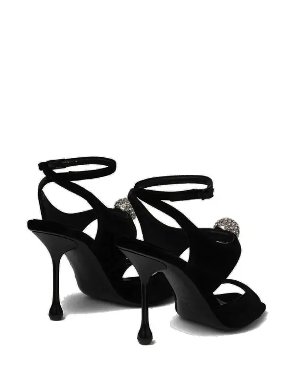 JIMMY CHOO 95mm Orb Embellished Sandals