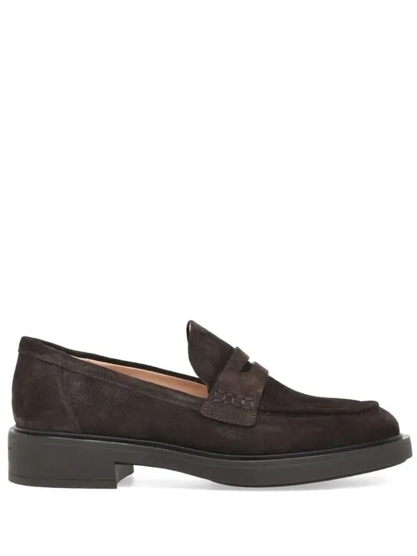GIANVITO ROSSI Harris Loafers - Brown
